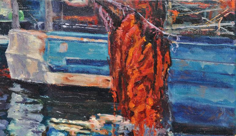 Entre las redes Painting by Fuensanta Ruiz Urien | Saatchi Art