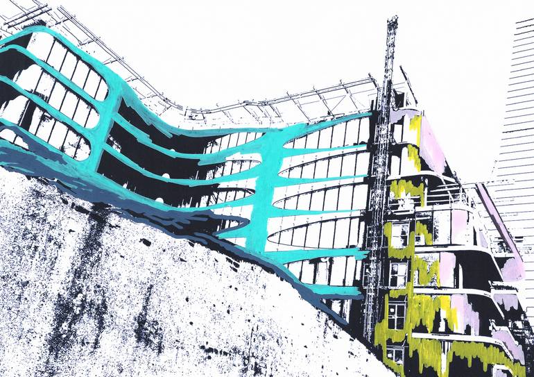 the high line Printmaking by Tess Jessica de Boer | Saatchi Art