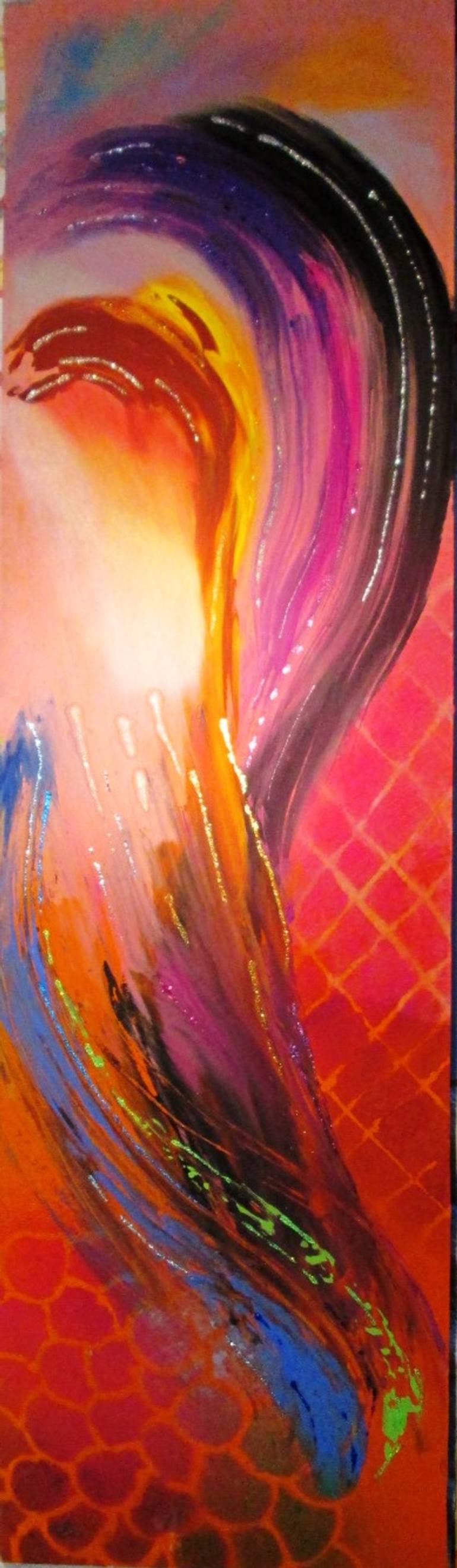 Sparkling Comet Painting by Abstract Fantasy Paintings | Saatchi Art