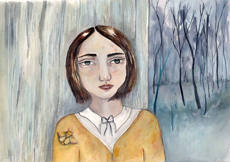 There Is No Moth Painting by Jessica Heberle | Saatchi Art