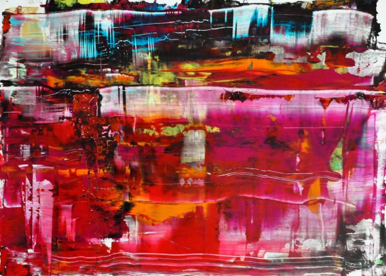 Dancing City Painting by Saskia Porkay | Saatchi Art