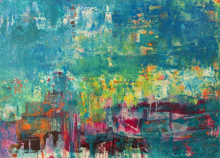 Happy Birthday Painting by Saskia Porkay | Saatchi Art