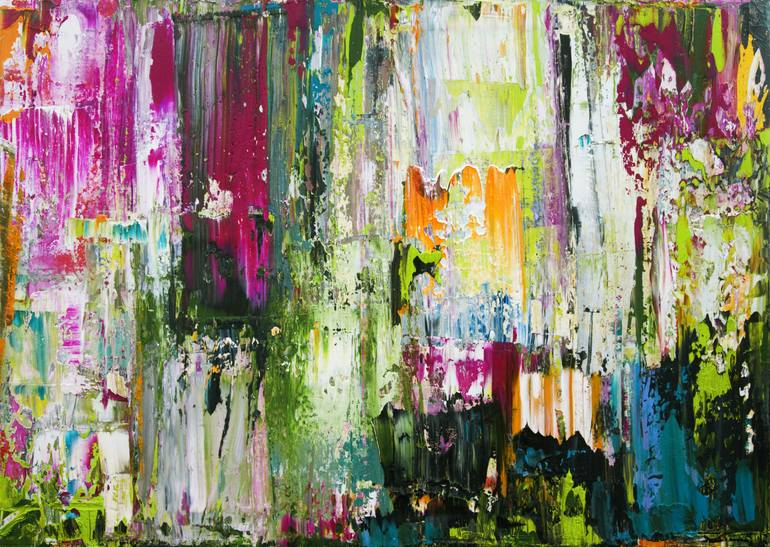 Fiesta Nr. 5 Painting by Saskia Porkay | Saatchi Art
