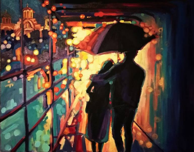 A step to the light Painting by Kristina Stanek | Saatchi Art