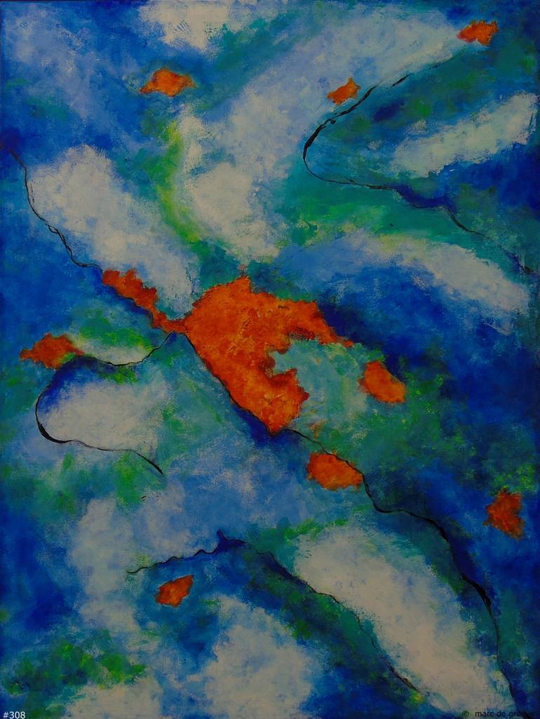 Abstract #308 Painting by Marc de Graeve | Saatchi Art
