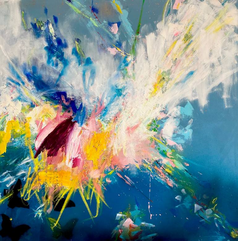 Spring equinox Painting by Katrine P Funderud | Saatchi Art