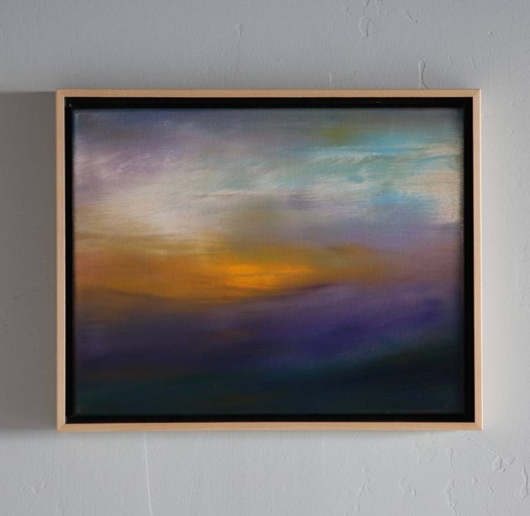 Midnight Sun Painting by Sheryl Tempchin | Saatchi Art