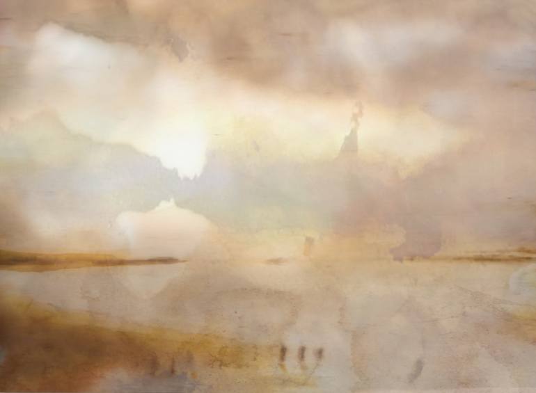Misty morning Painting by Ian Gomersall | Saatchi Art
