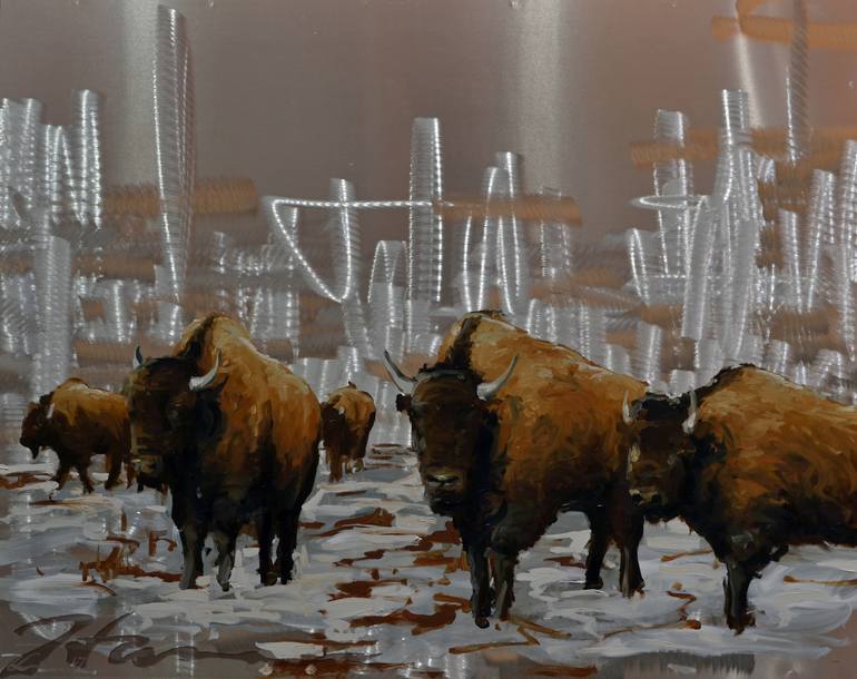 On the Roam Painting by Scott harris | Saatchi Art