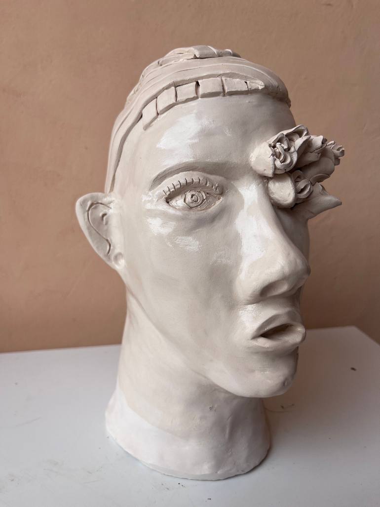No. 49 Floral Face 1 Sculpture by Victor Spinelli | Saatchi Art