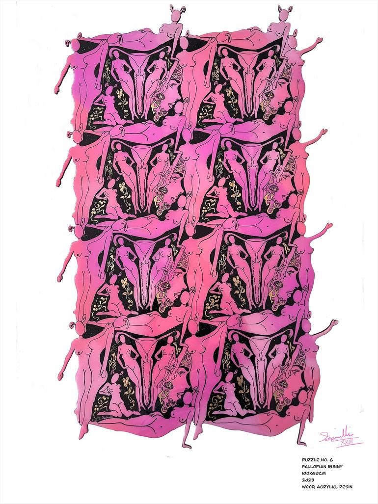 Puzzle No.6 - Garden of Eve Painting by Victor Spinelli | Saatchi Art