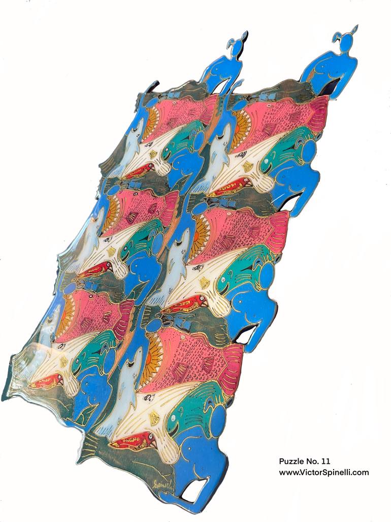 Puzzle No.11 Painting by Victor Spinelli | Saatchi Art