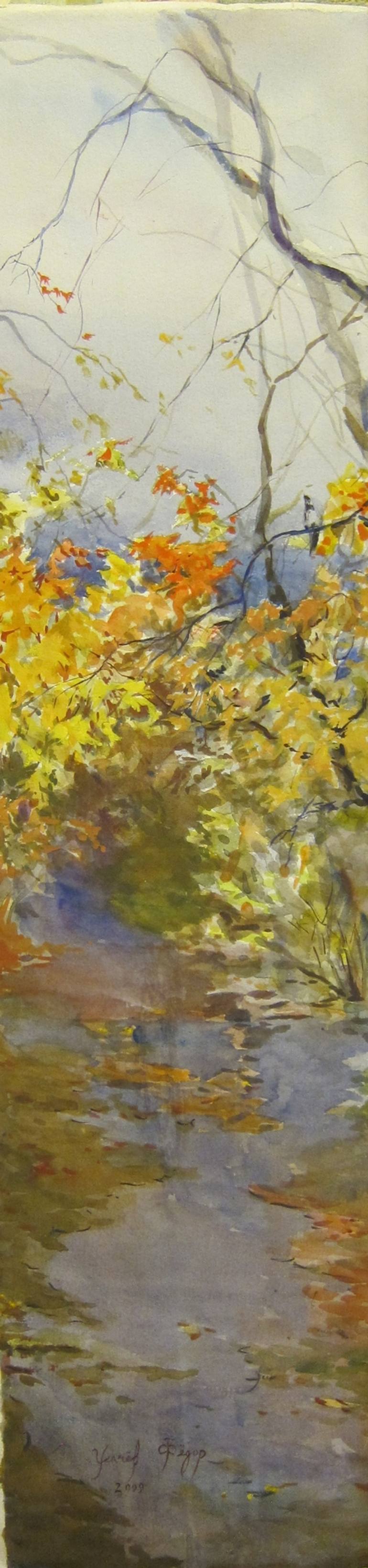 Autumn. Painting by Usachev Fedor | Saatchi Art