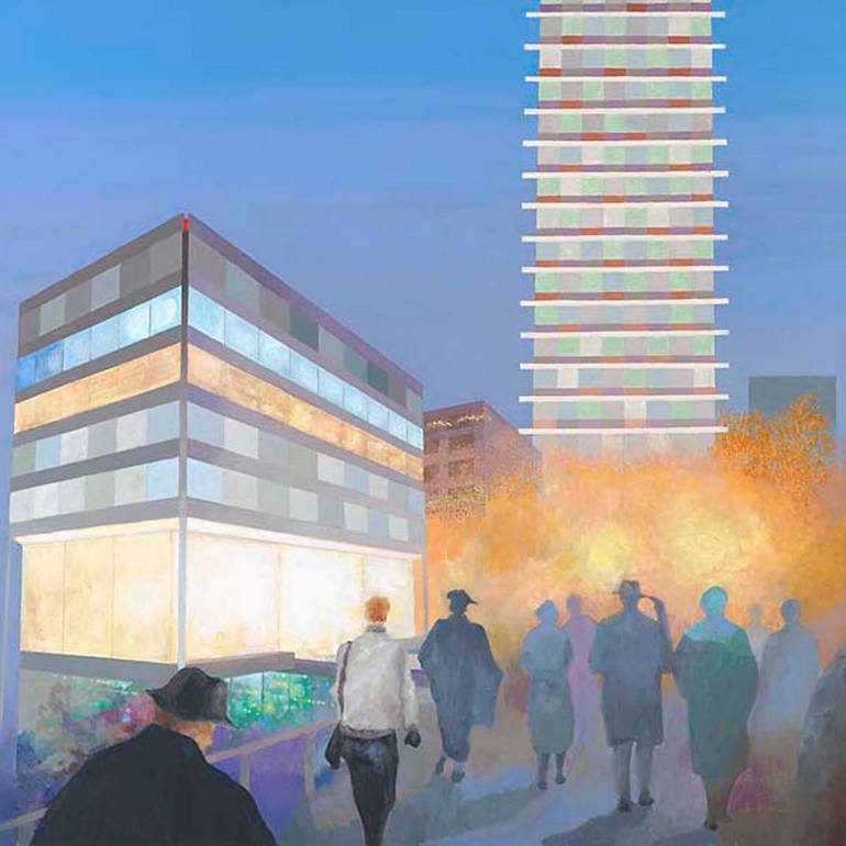 After Work Painting by Steve Horan | Saatchi Art