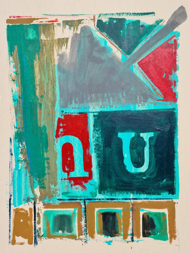 geometric quadrilaterals YOU Painting by José Fonte | Saatchi Art