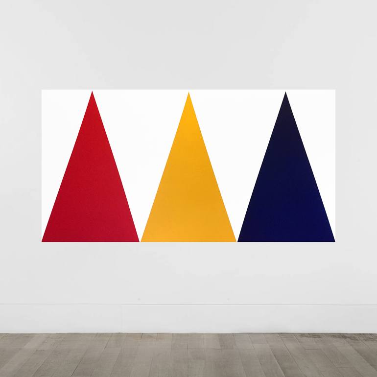 Three pagoda Painting by Amornthep Treekuna | Saatchi Art