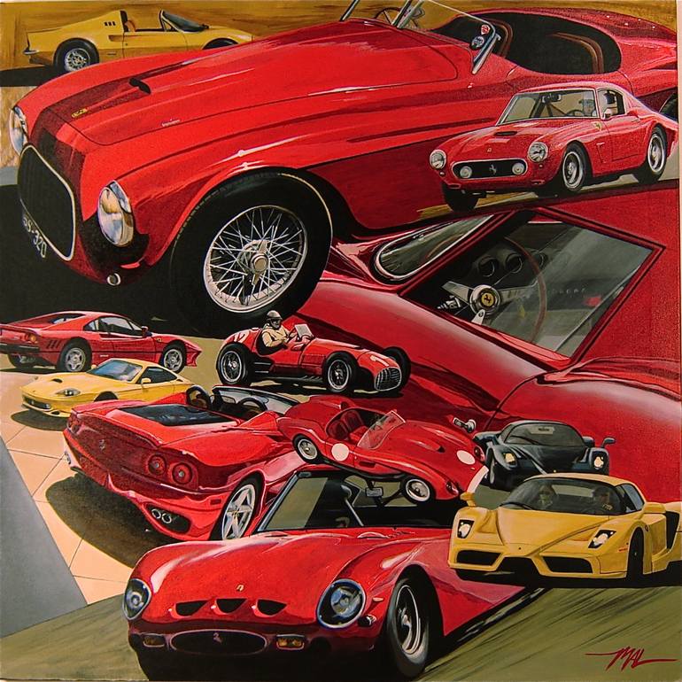 For All the Fire Horses Painting by Michael Allen Langshaw | Saatchi Art