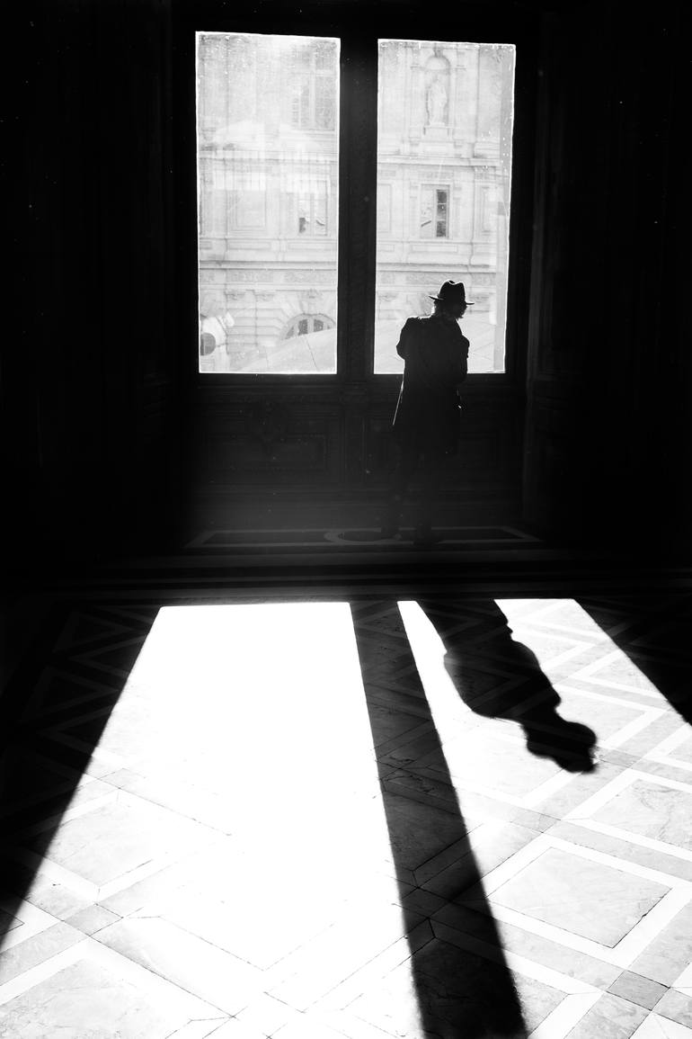 Man in Louvre, Limited Edition 1 of 5 Photography by Anthony Georgieff ...