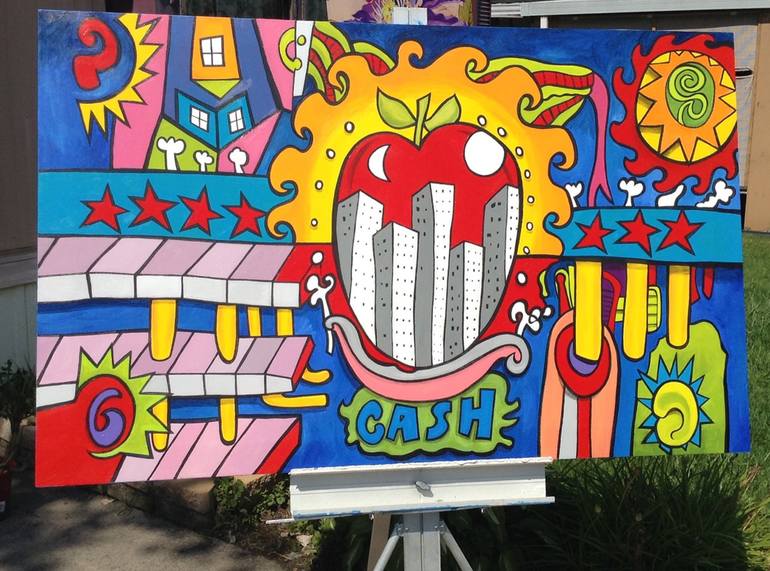 Big Money Painting by Brian Starkey | Saatchi Art