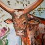 A Kings delight! Nguni Bull Painting by Garth Bayley | Saatchi Art