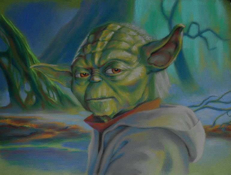 Yoda Drawing by Valeriy Grebenyuk | Saatchi Art