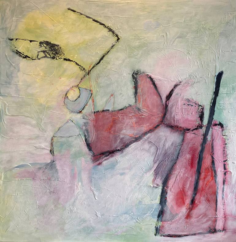 Red Nuns Painting by Jocelyn Scheirer | Saatchi Art