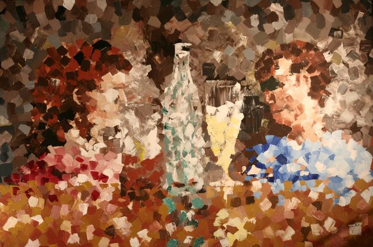 Cola y Pernod Painting by Dieter Becker | Saatchi Art