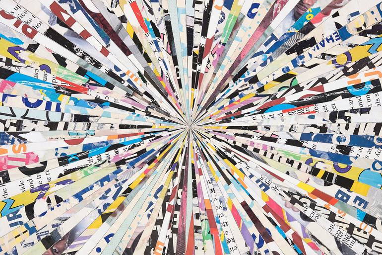 Jacobs Ladder Collage by Benjamin Phillips | Saatchi Art