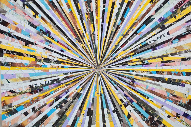 Seduction of Attention Collage by Benjamin Phillips | Saatchi Art