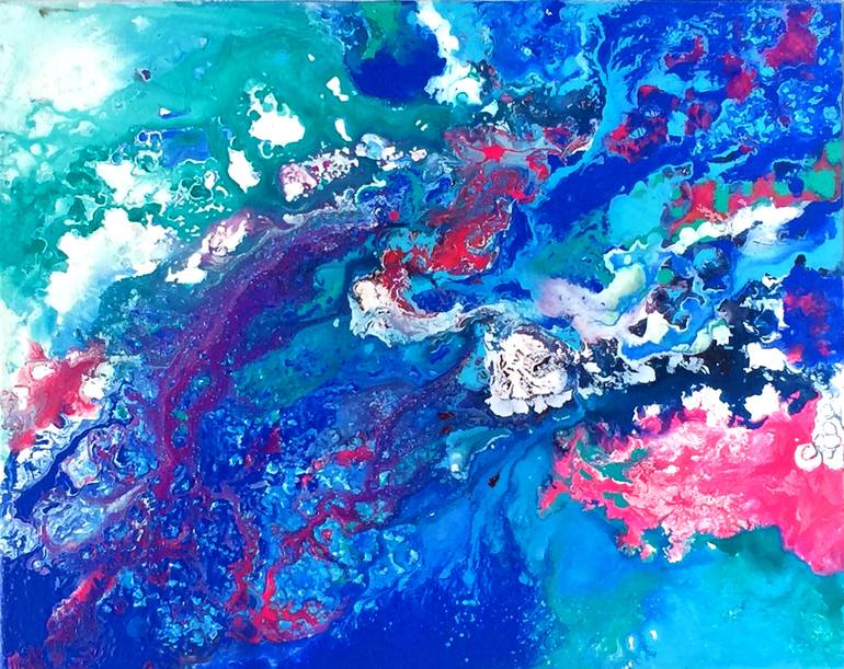 TYCHE Painting by Sarah Mathews | Saatchi Art