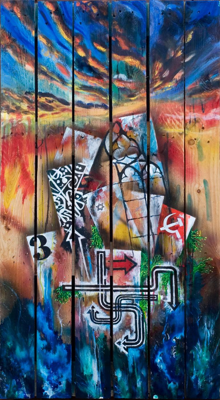 All that we've built. Painting by Jonathan Wise | Saatchi Art