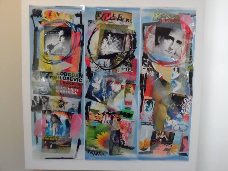 homage to marcel duchamp Collage by Jim Cortesos | Saatchi Art