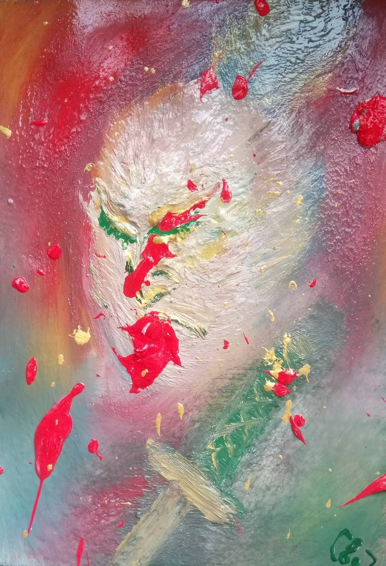 Zatoichi, expression in a portrait of a blind bushi Painting by ...