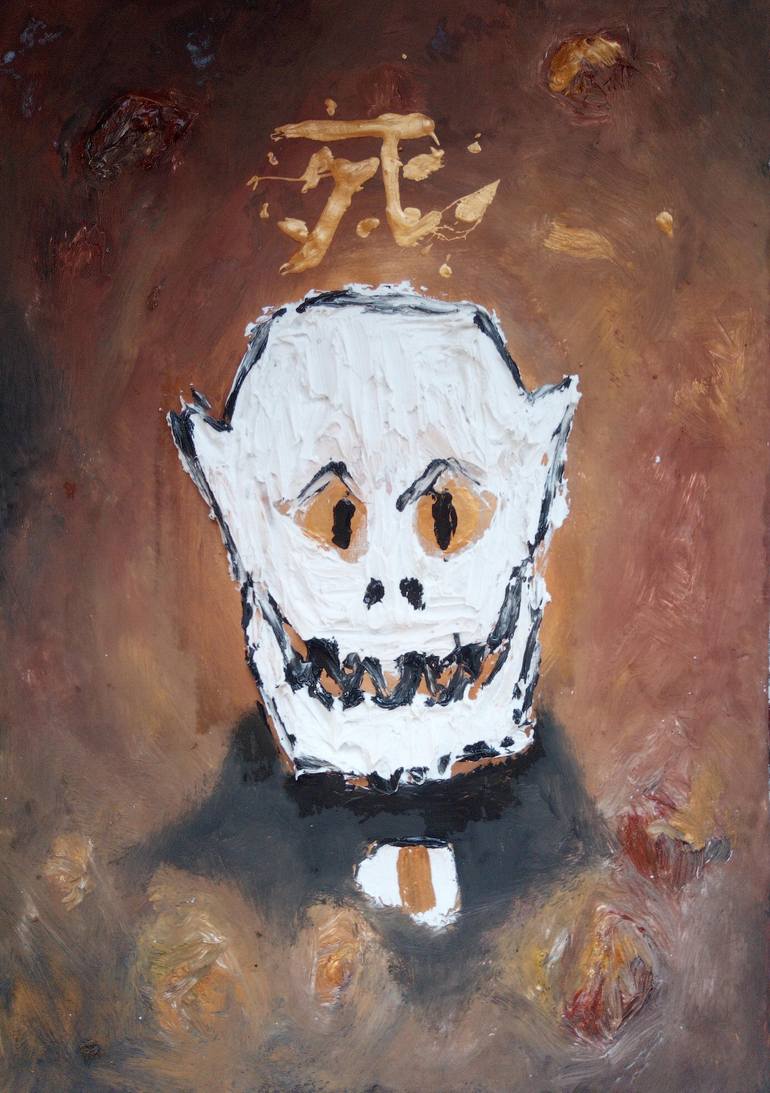 Shinigami Painting by Svyatoslav Kosyuk | Saatchi Art
