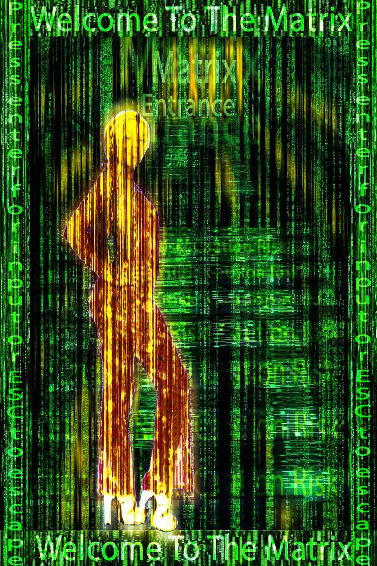 Welcome into the matrix Collage by seyjo seyjo | Saatchi Art