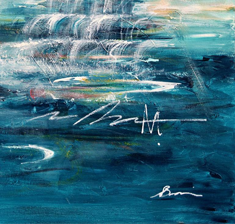River of Life Painting by Angela Bisson | Saatchi Art