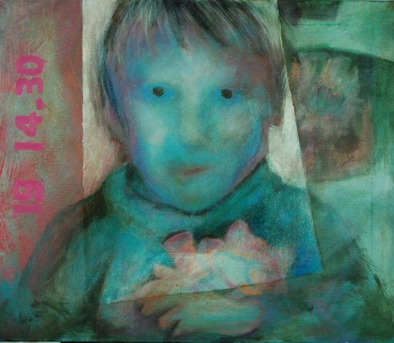 Fading portrait Painting by Yvonne Bogers Kreffer | Saatchi Art