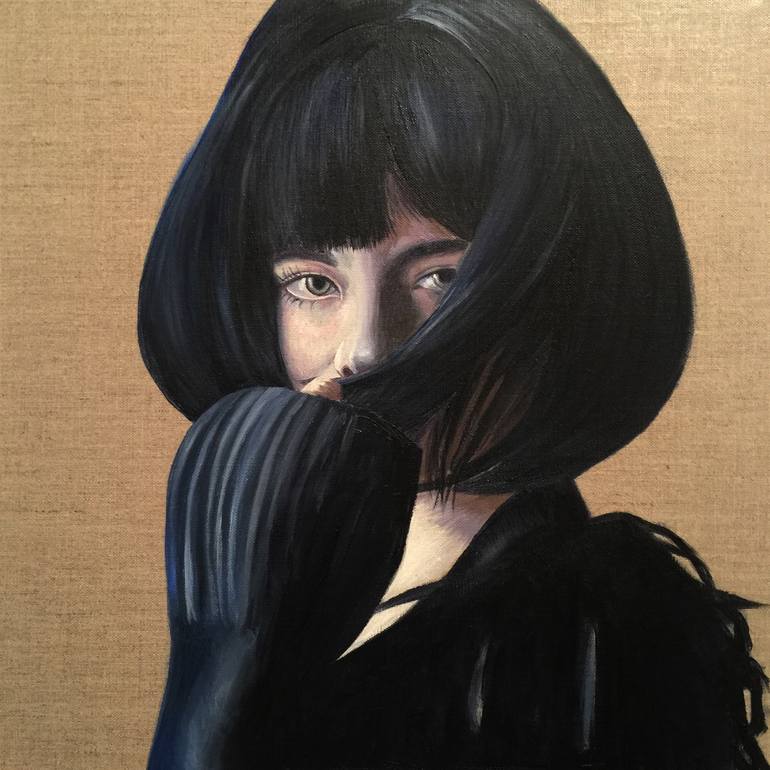 Black Bob Portrait Painting by Caroline Towning | Saatchi Art