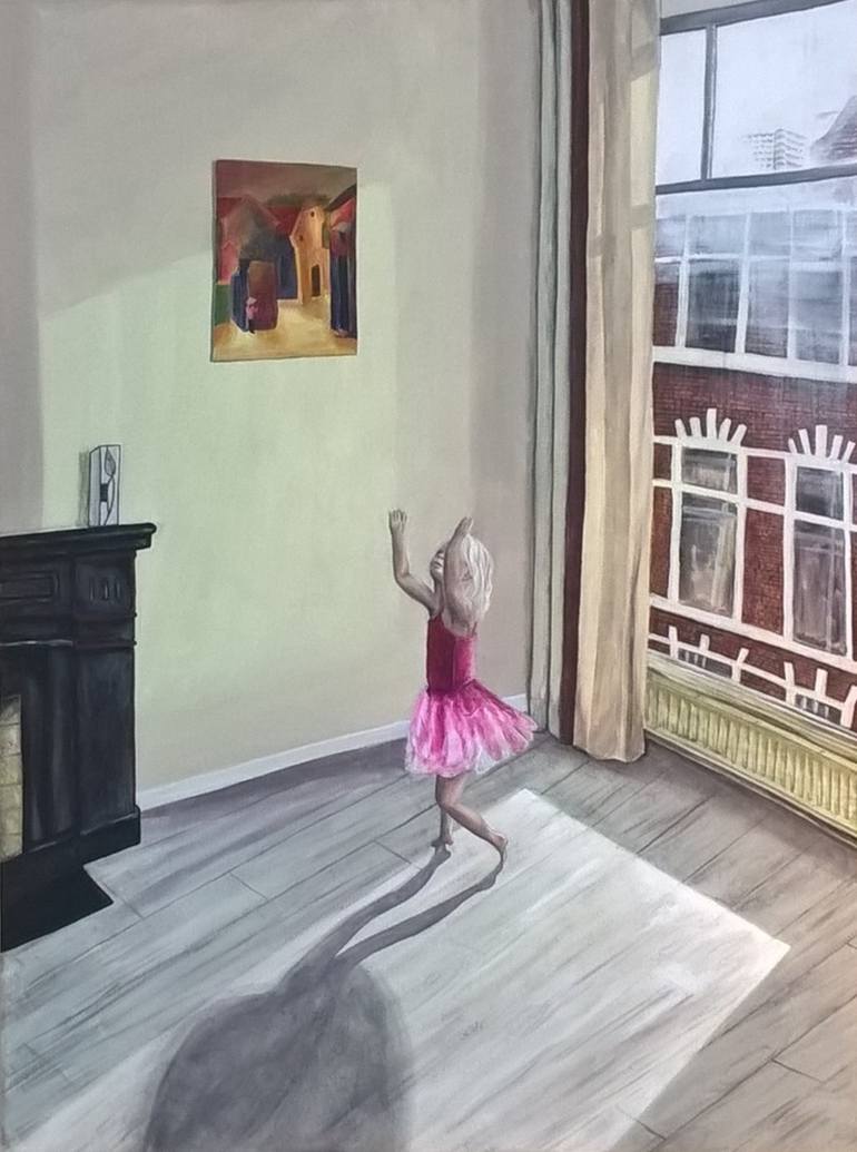 The Ballerina Painting by Angie Hickson | Saatchi Art
