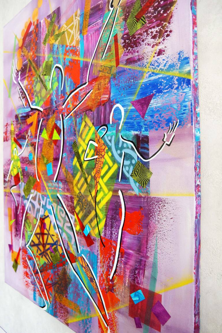 Juggling Painting by Tropel Art | Saatchi Art