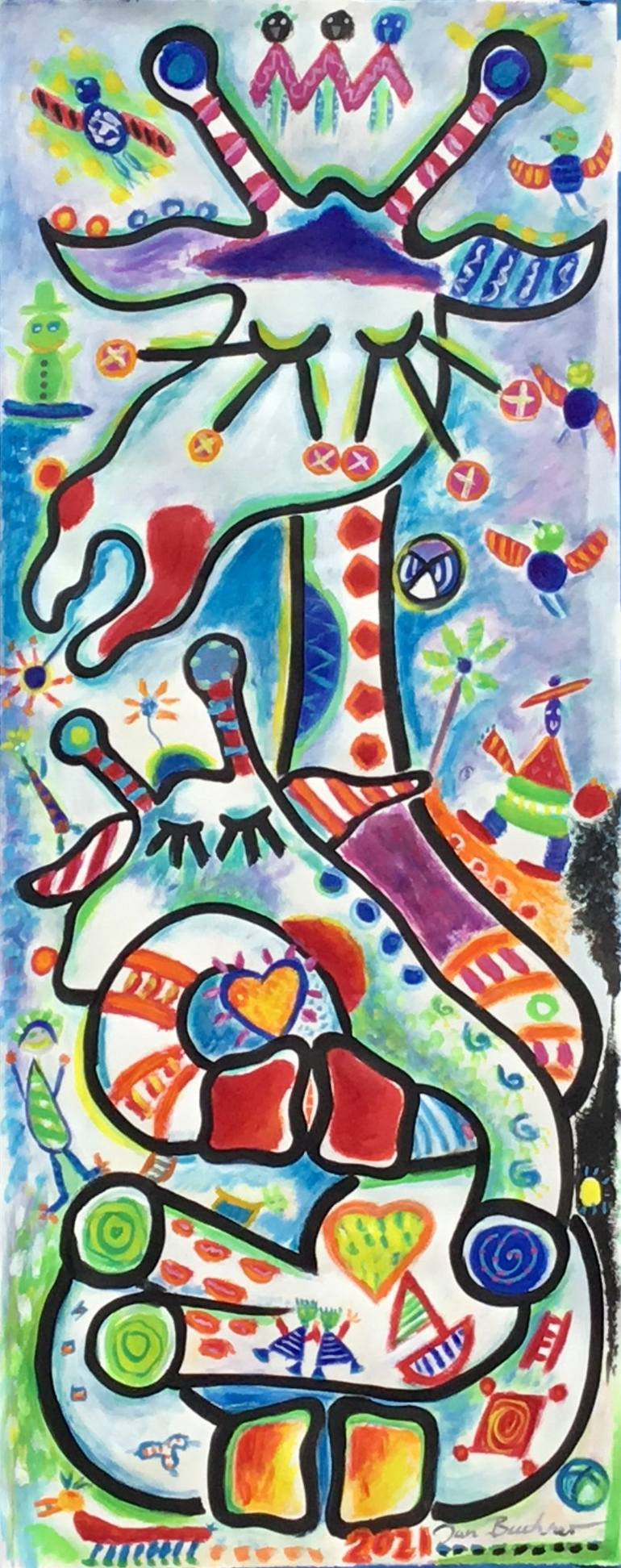 Best Love Painting by Jan Buchner | Saatchi Art