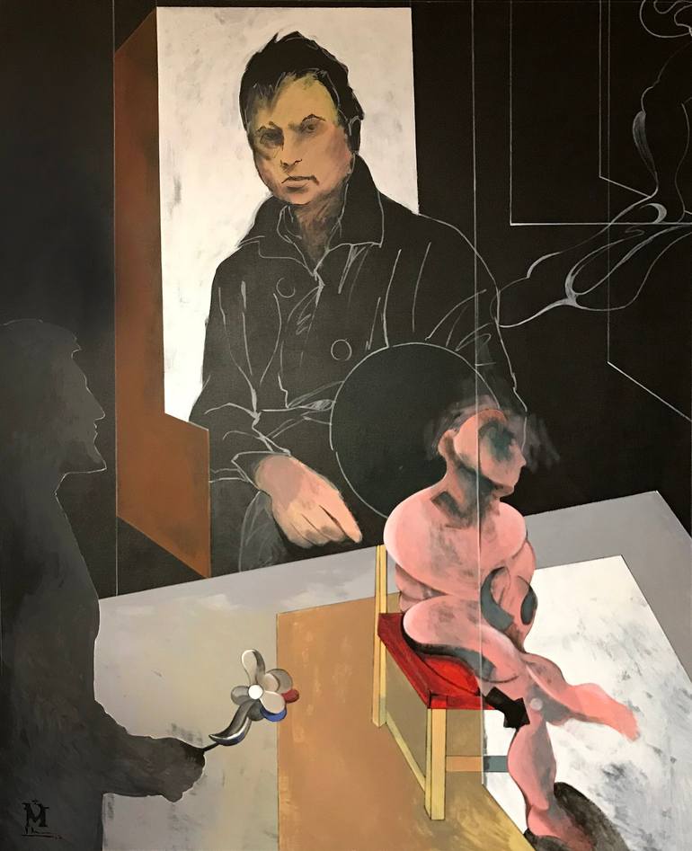 Visiting Francis Painting by Vaan Manoukian | Saatchi Art