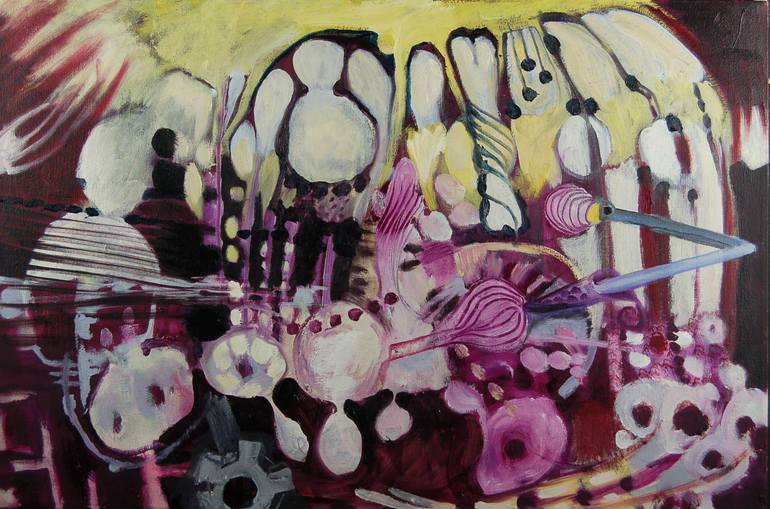 Onion Nodes Painting by Mary Begley | Saatchi Art