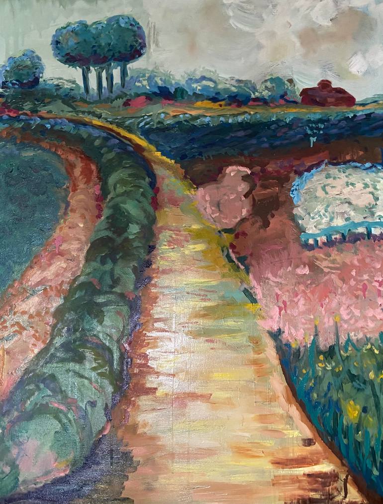 The path Painting by Kat Vitoush | Saatchi Art