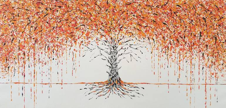 Autumn Tree 8 by M.Y. Painting by Max Yaskin | Saatchi Art