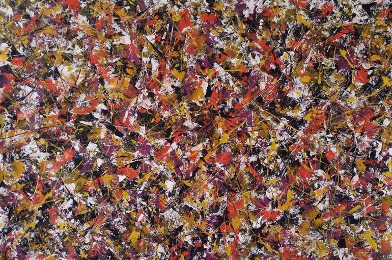 Abstract ACRYLIC PAINTING on CANVAS by M.Y. Painting by Max Yaskin ...