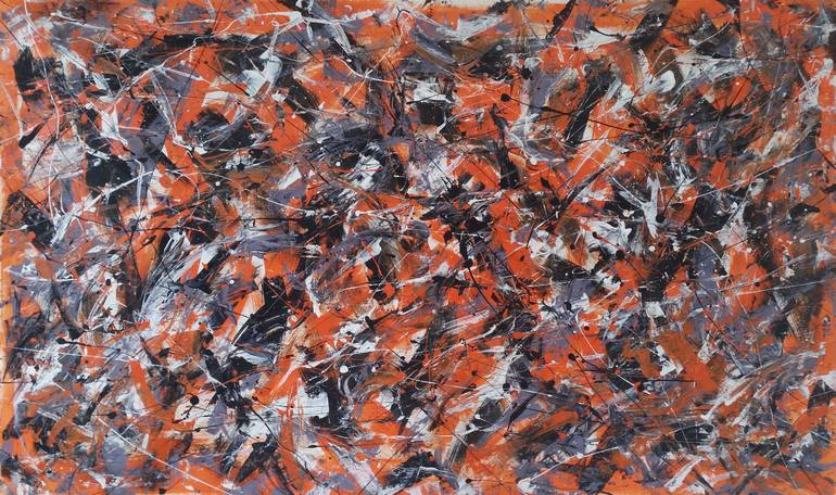 Modern Abstract ACRYLIC PAINTING on CANVAS by M.Y. Painting by Max ...