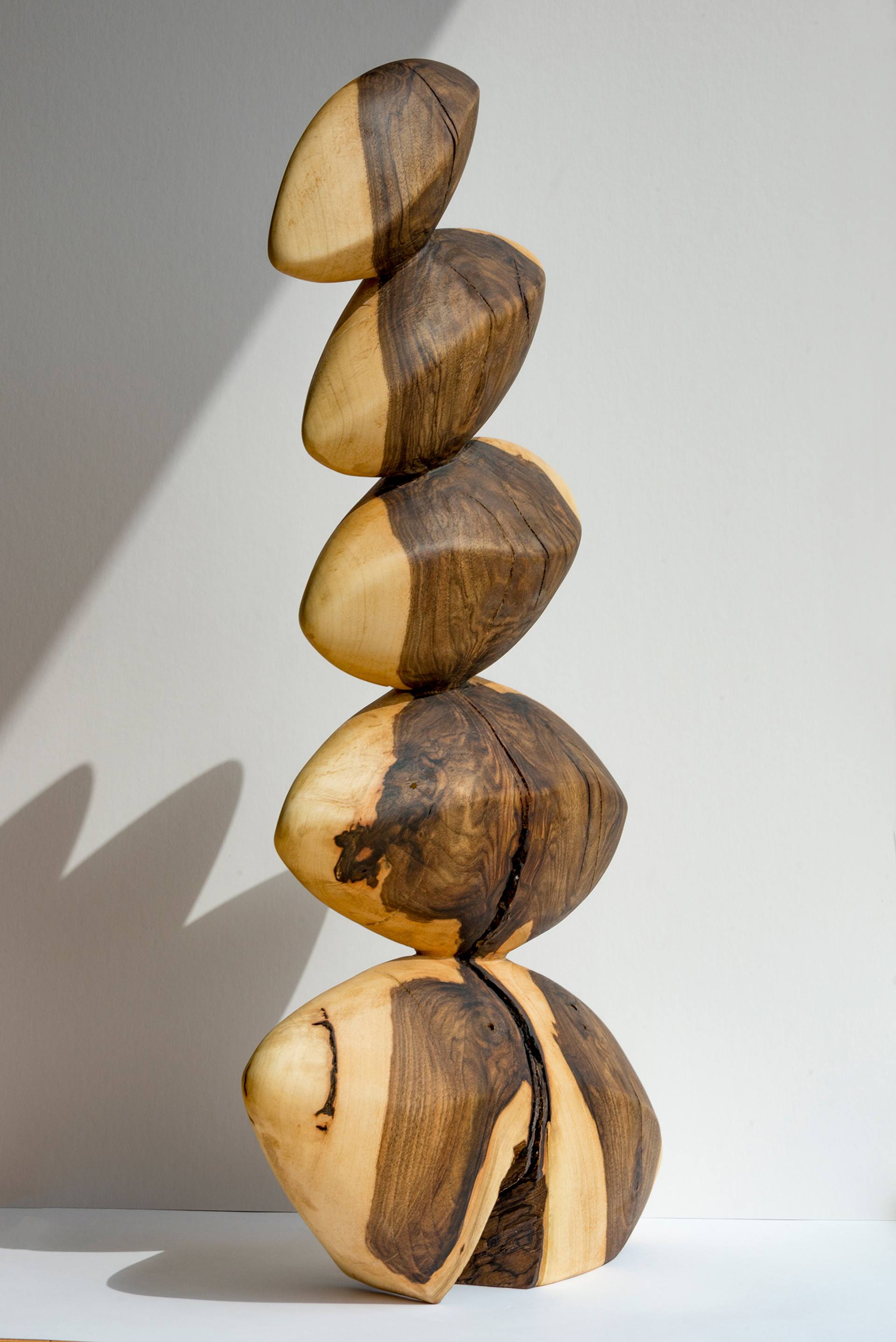 Balanced Wood Sculpture