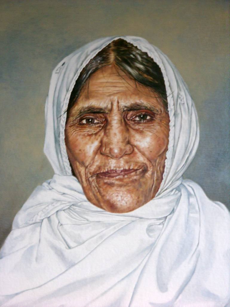 Begum Painting by Louise Bird | Saatchi Art