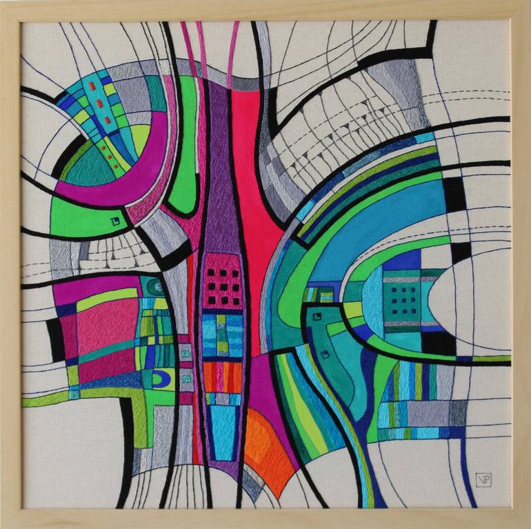 Narrow Passage Painting by Victoria Potrovitza | Saatchi Art